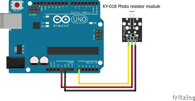 37 in 1 KY-018 Modulo sensore di luce
